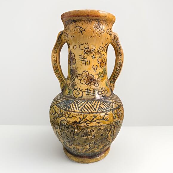 Unmarked | Accents | Vintage 97s Majolica Persian Slipware Japan ...